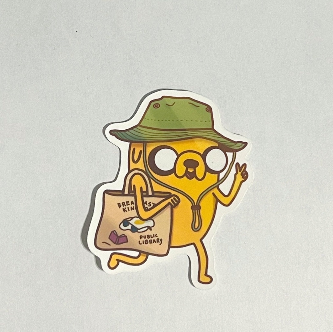 Jake the Dog Totebag Sticker - Etsy