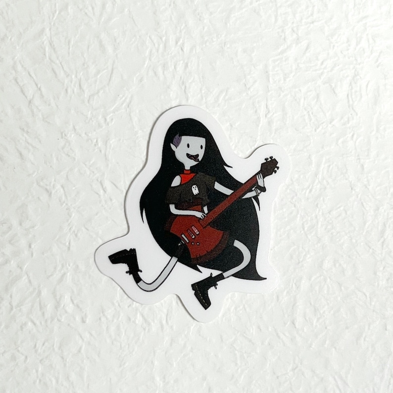 Marceline Rock Sticker - Adventure Time Waterproof Vinyl Decal - Etsy