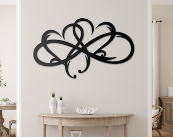 Double Infinity Heart - Etsy