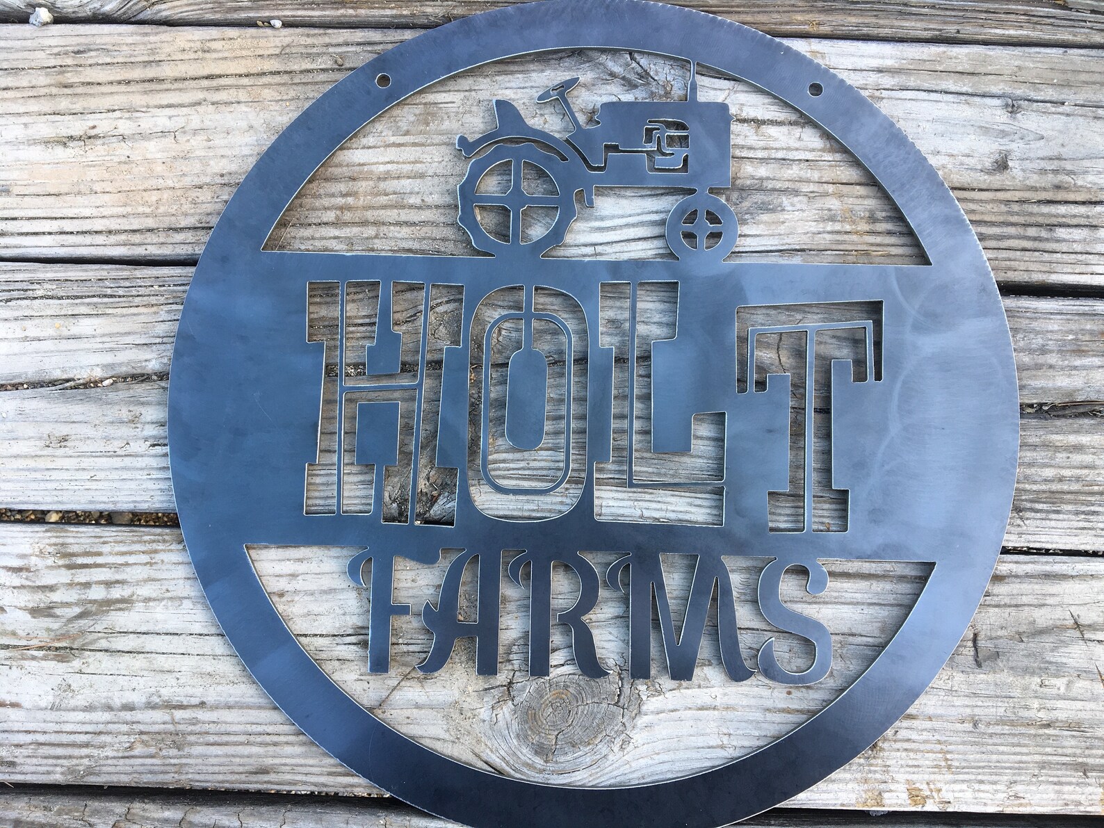 Hanging Farm Sign Personalized Farm Sign Custom Metal Farm - Etsy