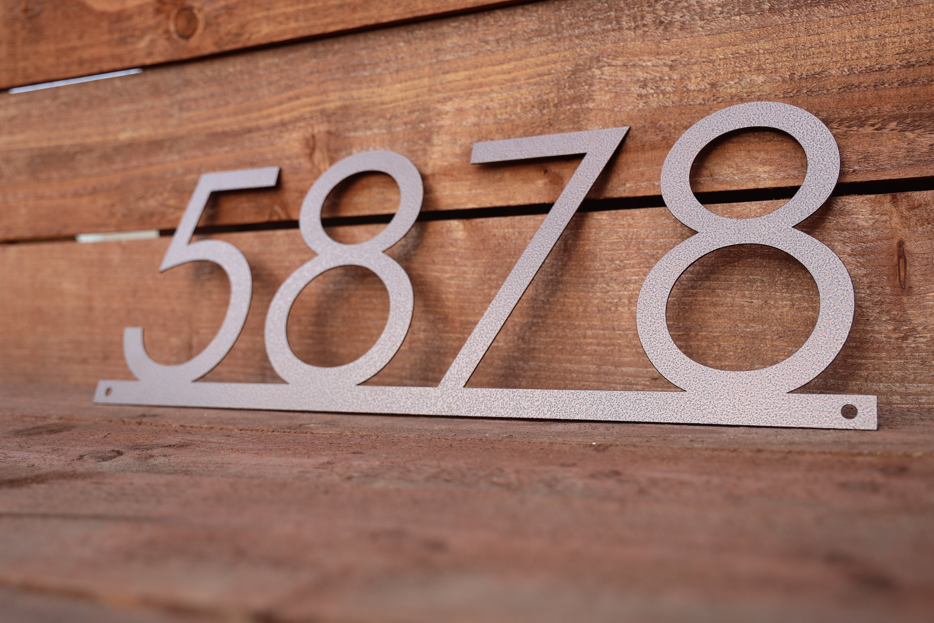 Modern Deco Metal Address Sign Modern Address Sign Modern - Etsy