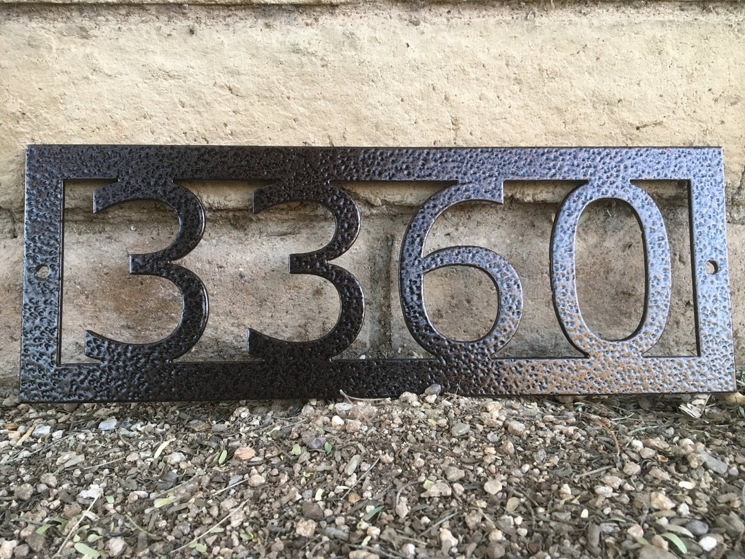 Address Sign | Metal Address Sign | Address Plaque | Metal Address ...