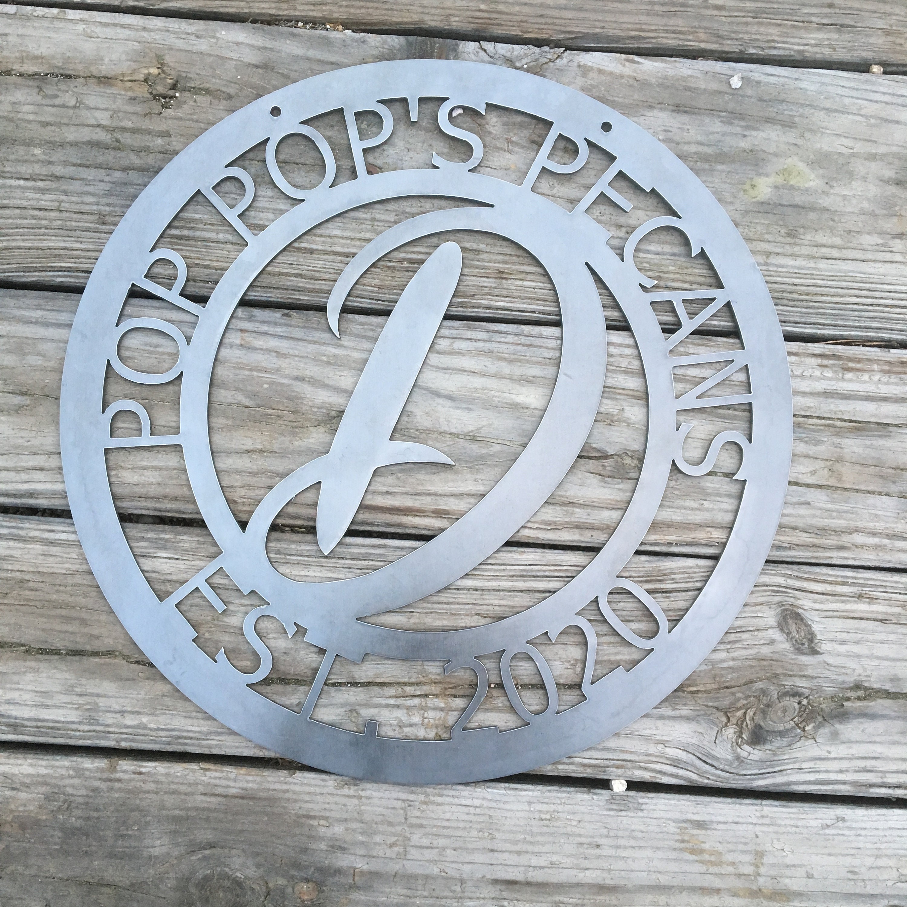 Custom Metal Sign Last Name Metal Sign Custom Last Name | Etsy