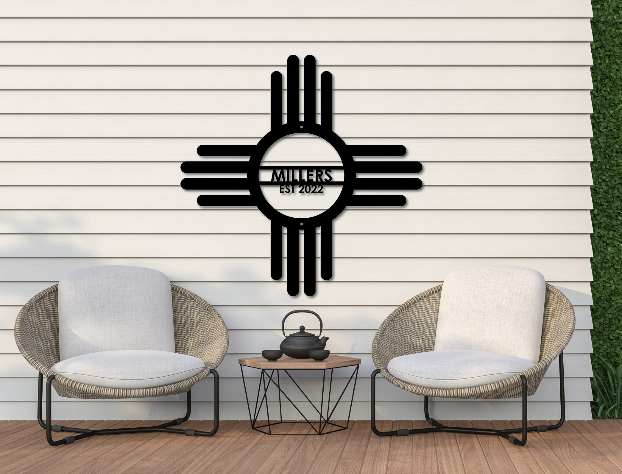 Personalized Metal Zia Sign | Custom Metal Zia Sign | Metal Zia Sign ...