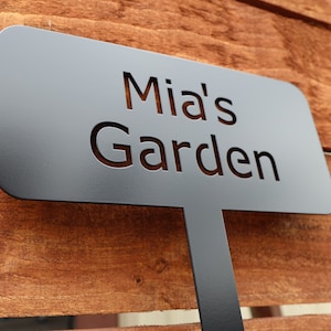 Custom Garden Sign | Garden Sign | Personalized Garden Sign | Garden ...