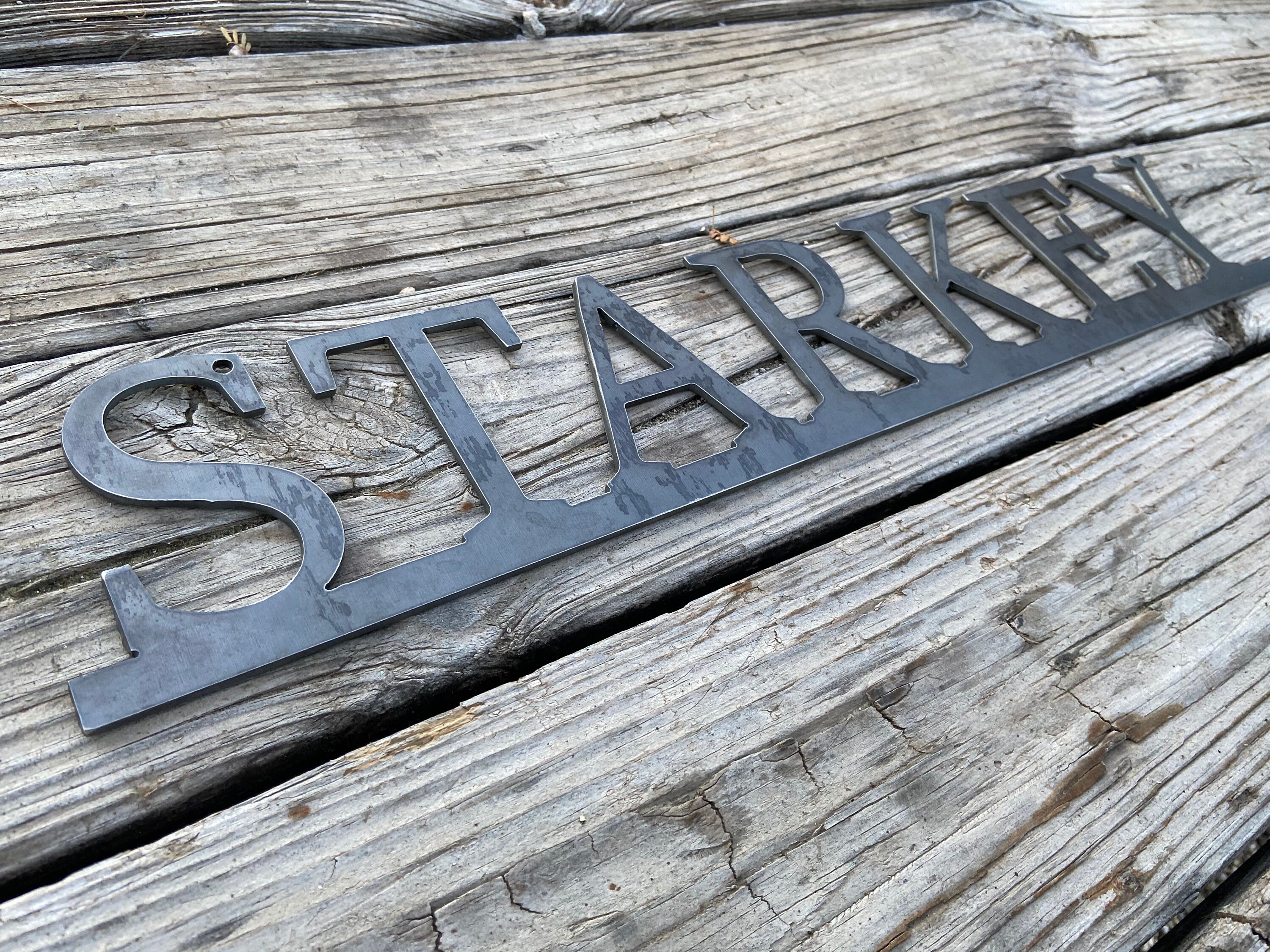 Last Name Sign | Custom Metal Sign | Family Room Decor | Family Sign ...
