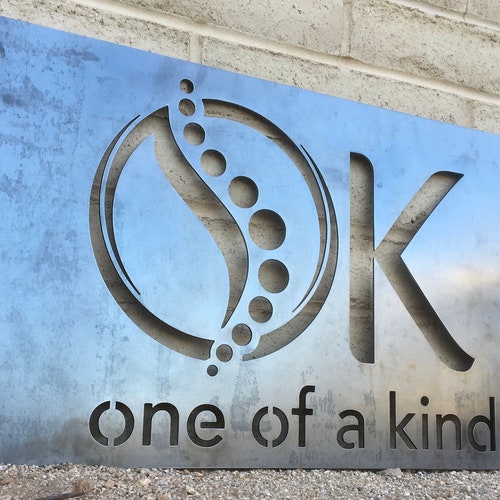 Custom Business Logo or Artwork Custom Metal Sign Business | Etsy