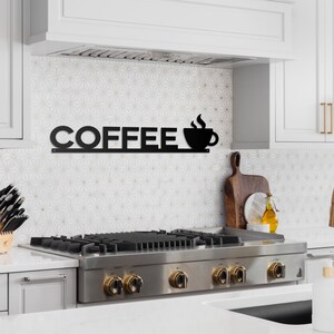 Coffee Metal Sign | Coffee Bar Sign | Modern Metal Coffee Sign | Coffee ...