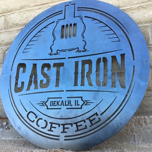 Custom Business Logo or Artwork | Custom Metal Sign | Business Logo ...