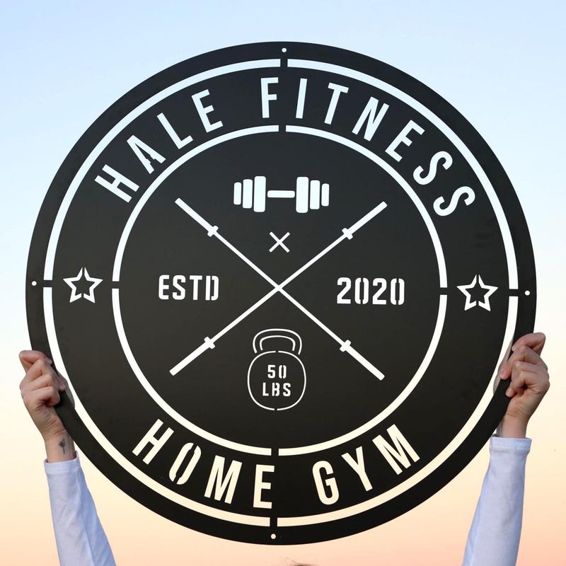 Home Gym Sign - Etsy