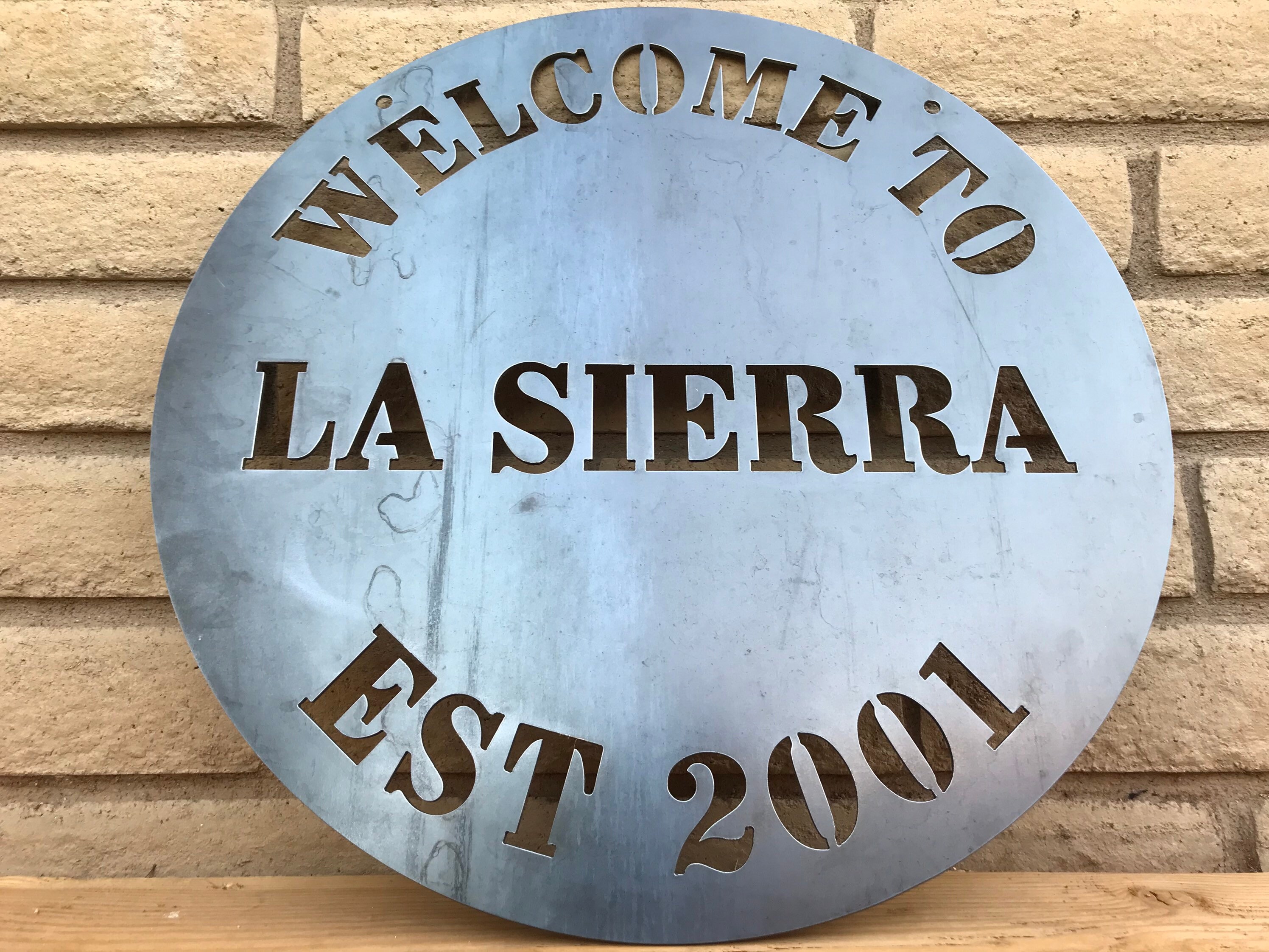 Metal Welcome Sign Custom Welcome Sign Personalized - Etsy