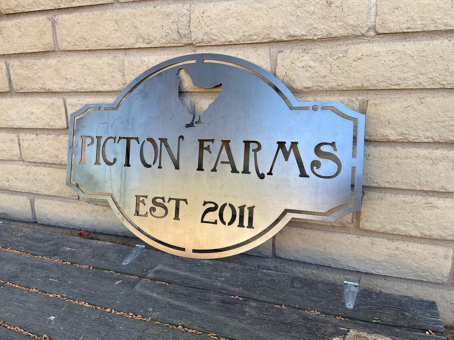 Custom Chicken Coop Sign | Metal Chicken Coop Sign | Personalized ...