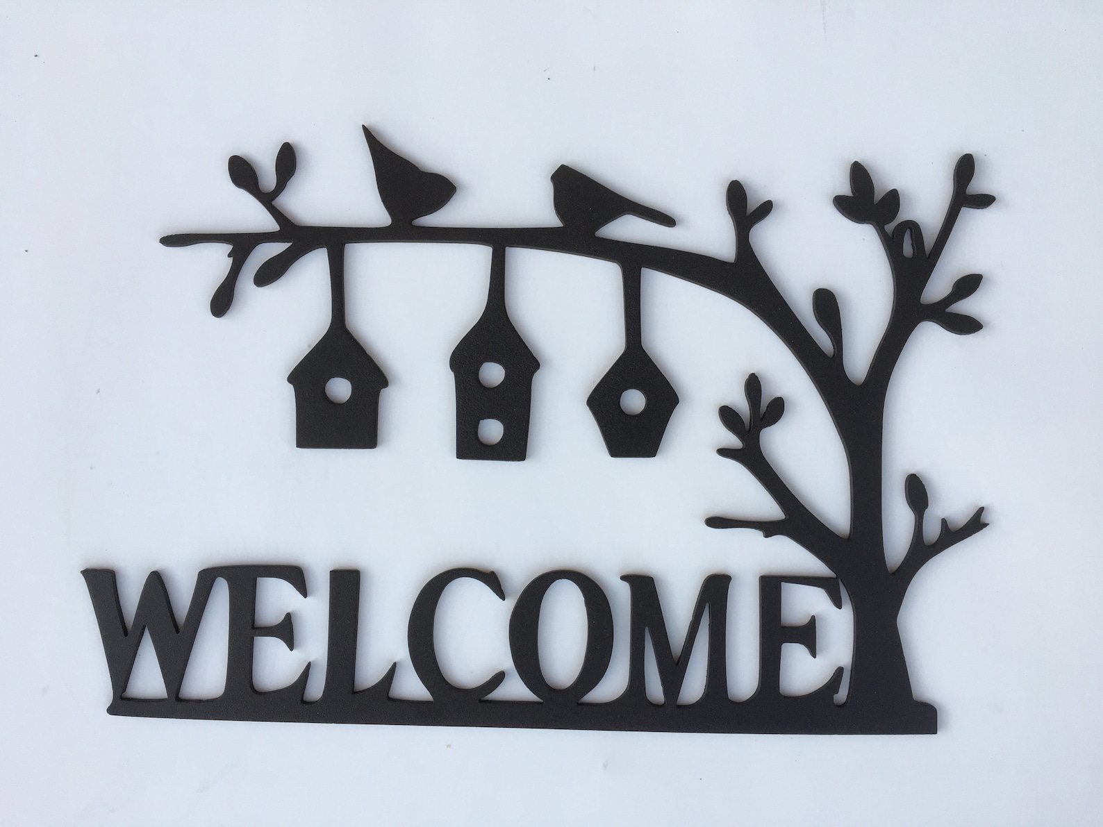 Metal Welcome Sign Outdoor Welcome Sign Bird Metal Sign - Etsy