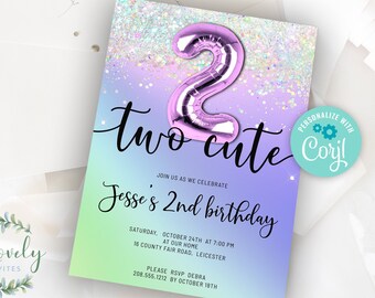 Two Cute Invitation - Etsy