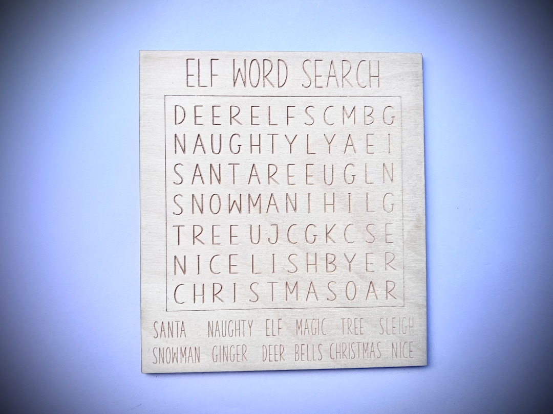 Elf Prop, Christmas Elf, Elf Word Search, Christmas Fun, Children's Elf ...