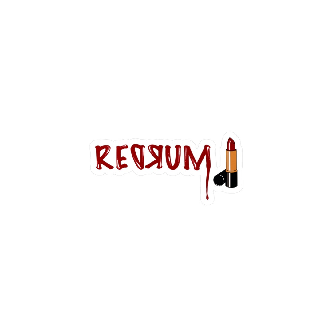 Redrum Vinyl Sticker - Etsy
