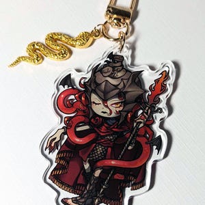 Elden Ring – Messmer the Impaler – 3" Clear Acrylic Keychain (double ...