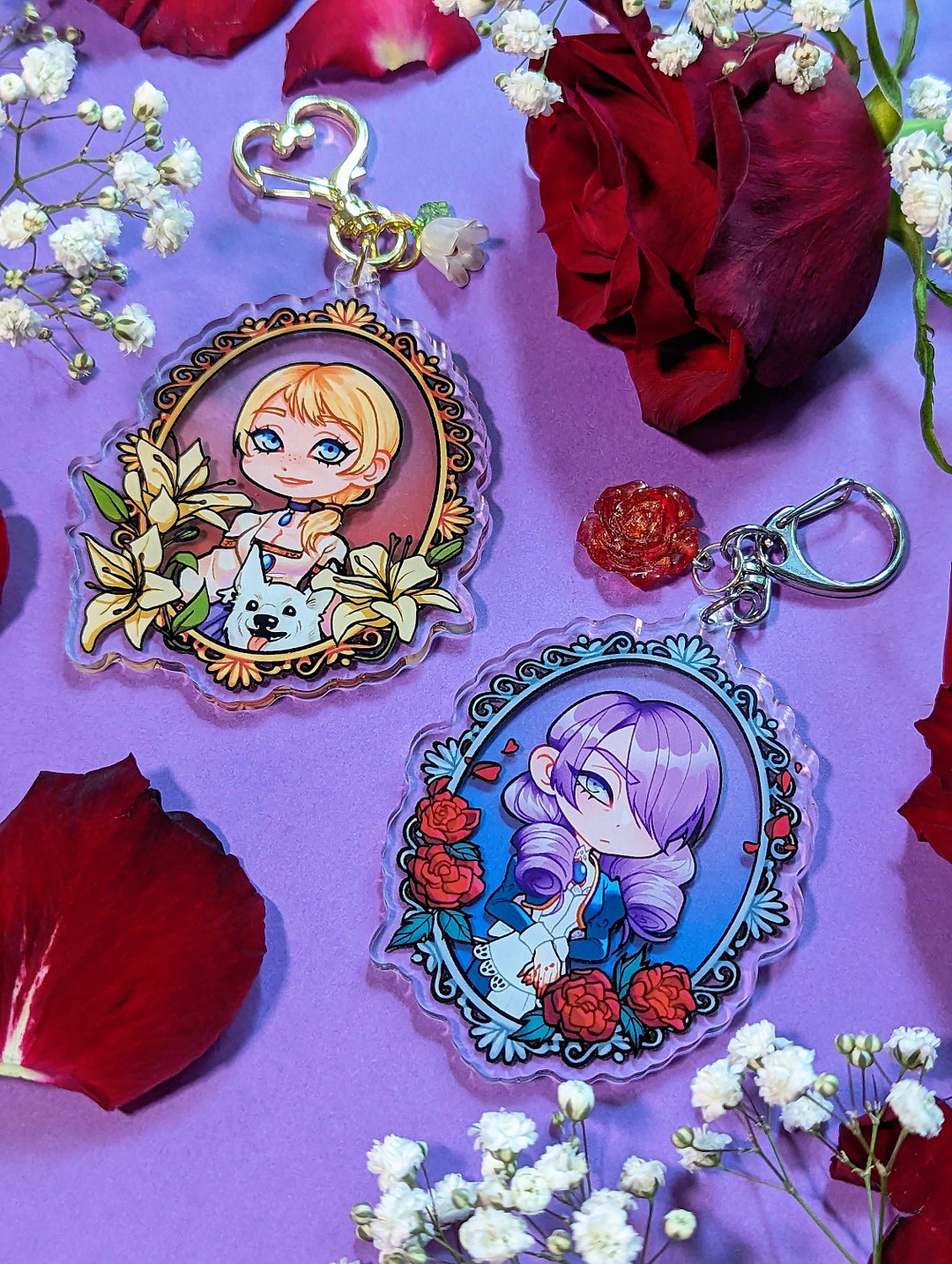 Haunting Ground – 3" Fiona & Daniella – Clear Acrylic Keychain (double ...