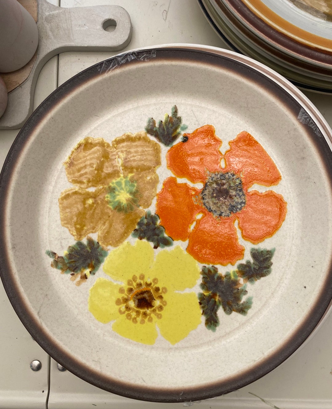 Vintage Doverstone Staffordshire Heather Dinner Plates in Great ...