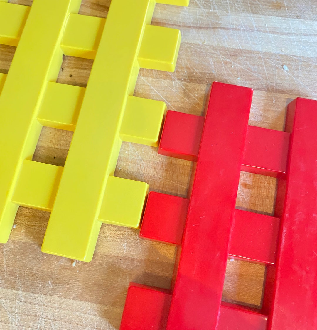 Copco Trivets Heat Resistance, in Great Shape. Set of 2, One Yellow One ...