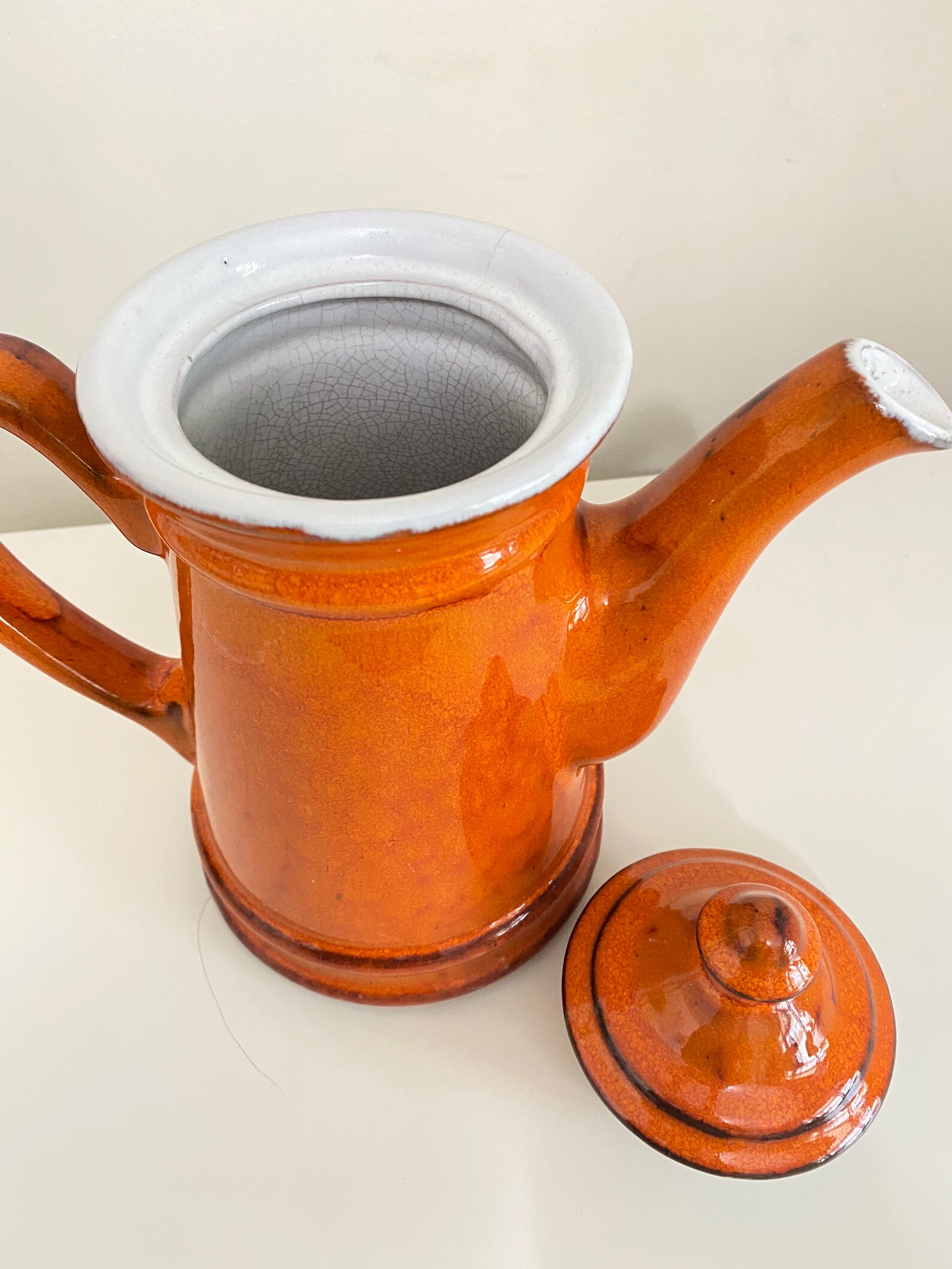 Vintage Jacques Garnier Pottery Tea or Coffee Pot. - Etsy