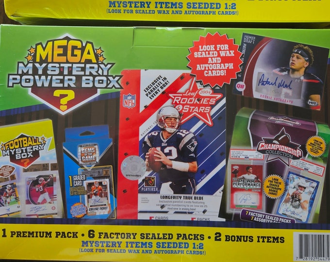 2023 Mega Mystery Power Box - Football - Factory Sealed - Etsy
