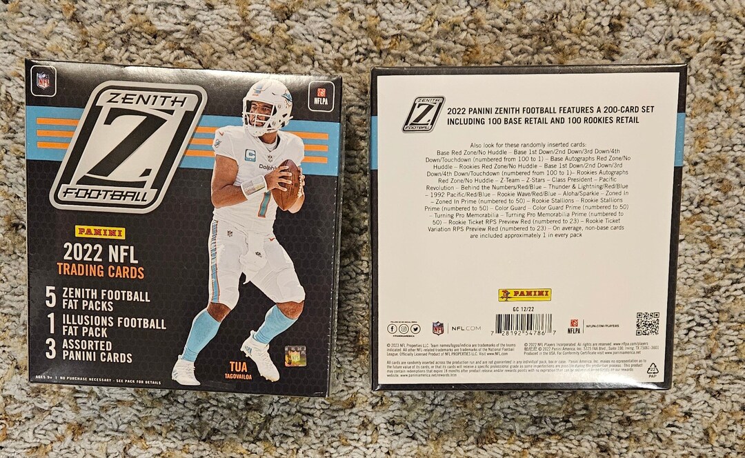2022 Panini - Zenith NFL Trading Cards - Mega - Sealed - Etsy