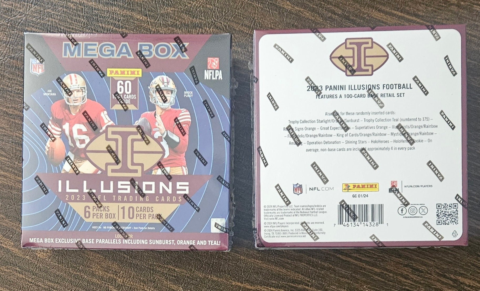 Panini ILLUSIONS 2023 NFL Card - Mega Box - SEALED - Etsy