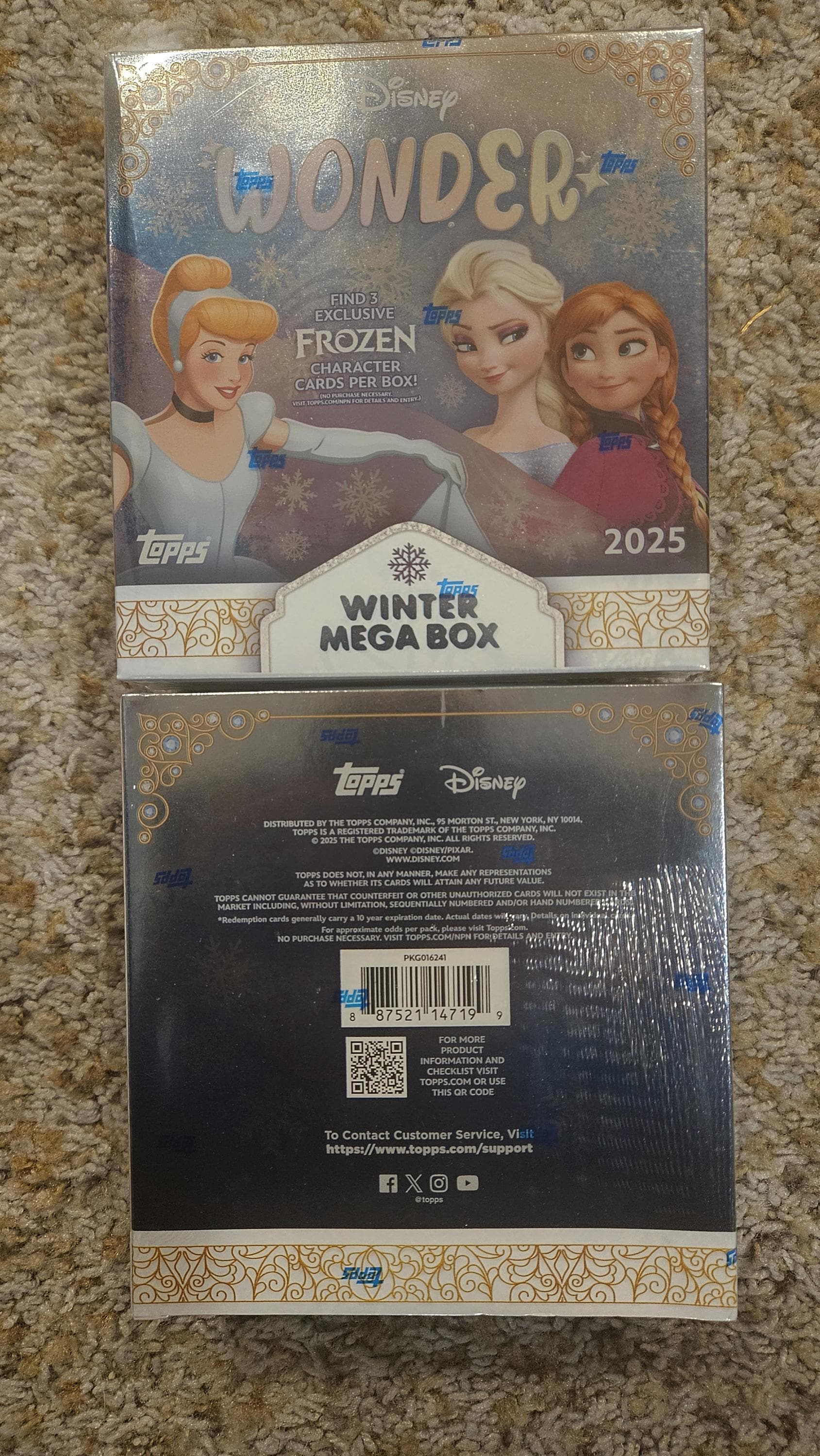 Topps 2025 Disney Wonder - Winter Mega Box - Factory Sealed - Etsy