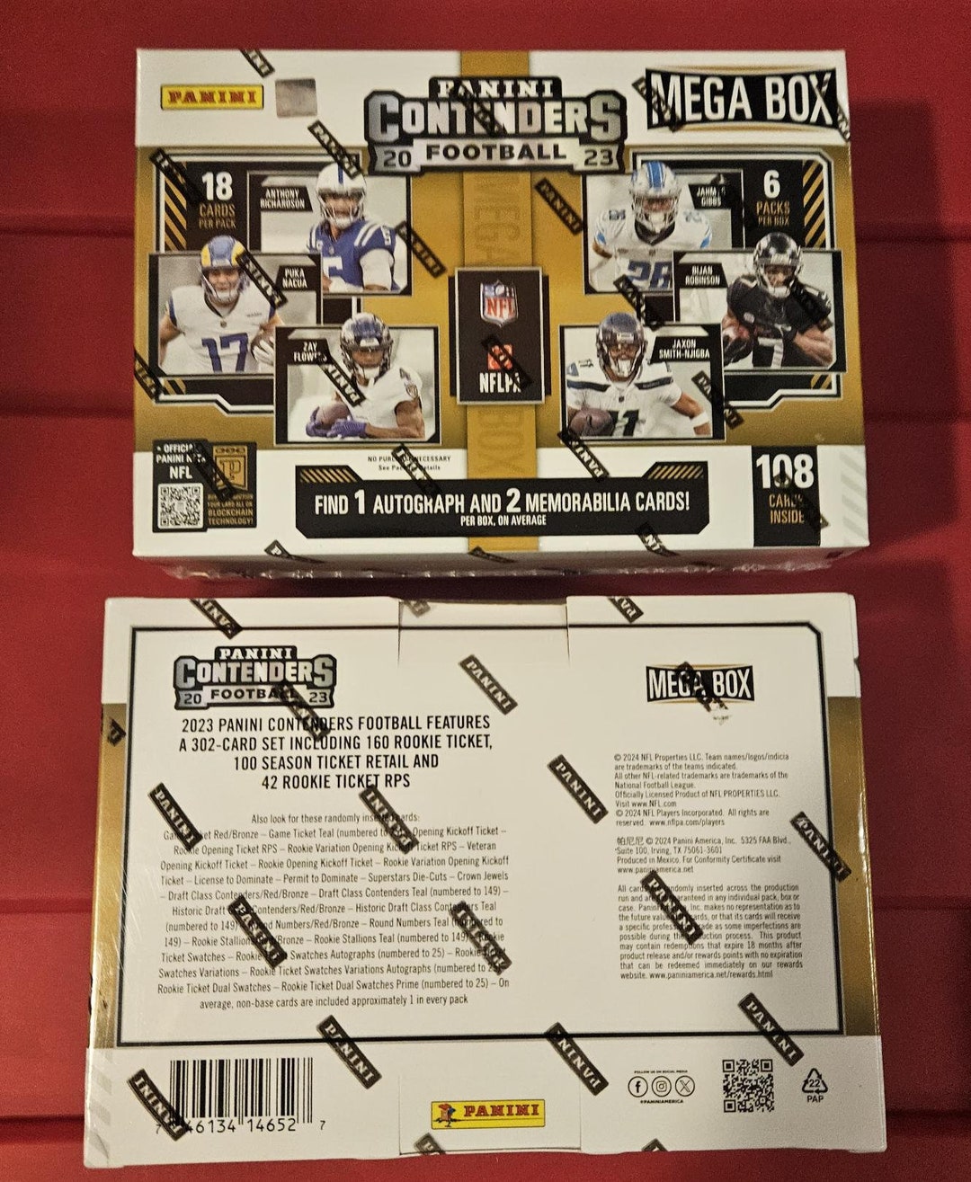 2023 Panini Contenders NFL- Mega Box - SEALED - Etsy