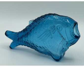 Blue Fish Vase | Etsy