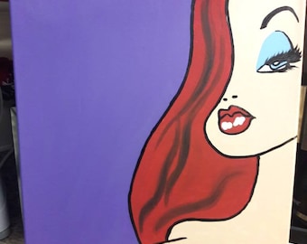 Jessica Rabbit Pop Art - Etsy