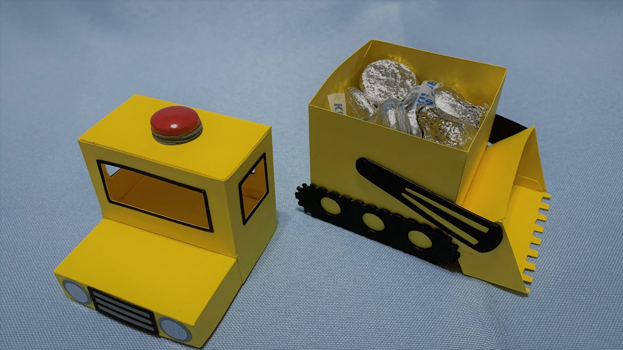 Custom Party Trucks (small) – Construction Themed Favor Boxes ...