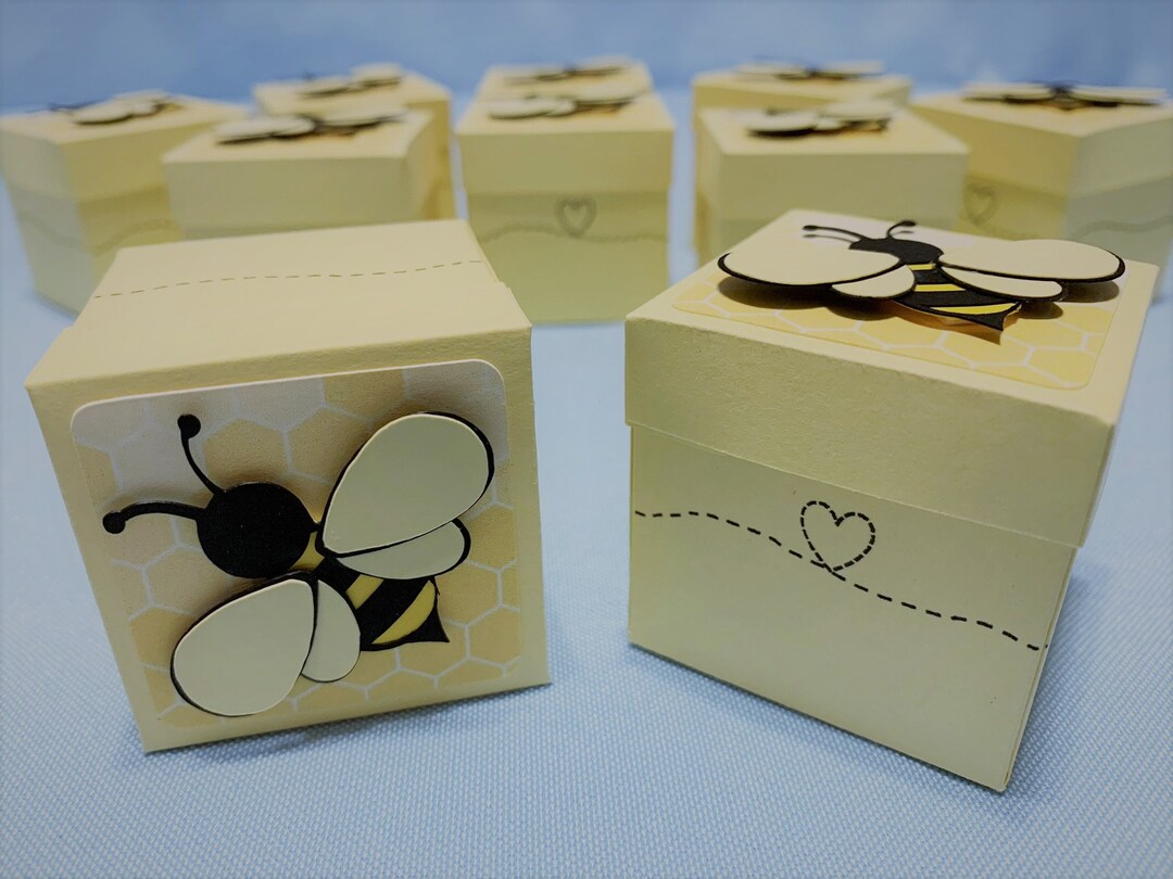 10 Pack - Bee Party Favor Boxes - Etsy
