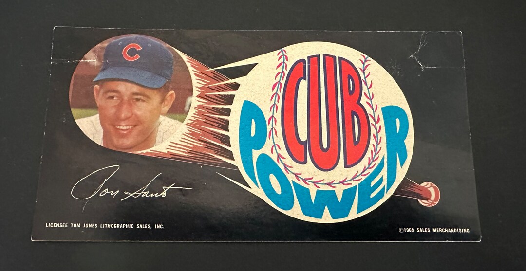 1969 Chicago Cubs Ron Santo Bumper Sticker - Etsy