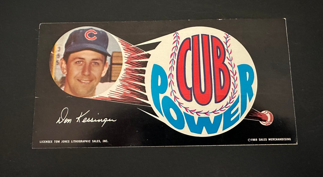 1969 Chicago Cubs Don Kessinger Bumper Sticker - Etsy