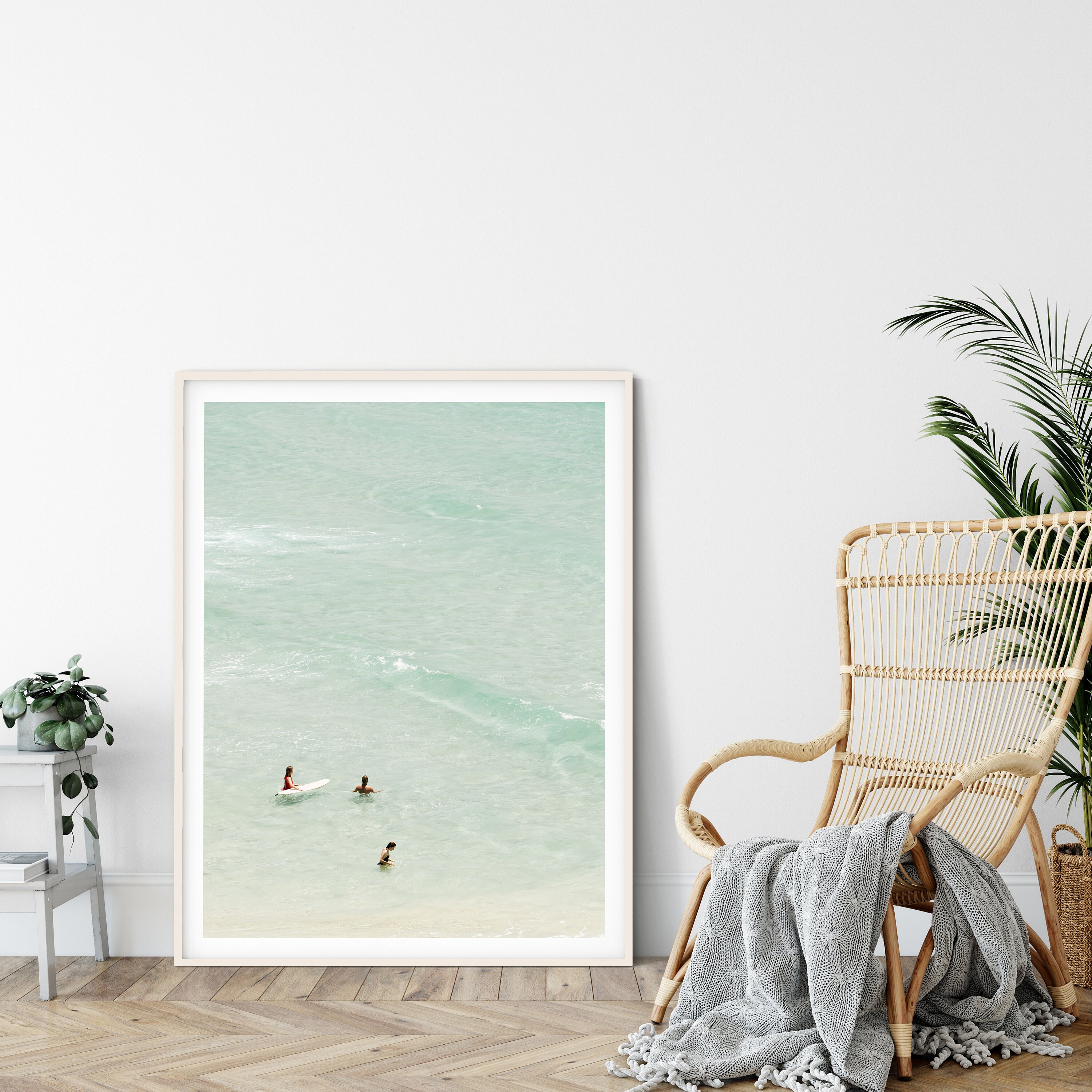 Blue Ocean Print Beach Prints Instant Digital Art Printable - Etsy