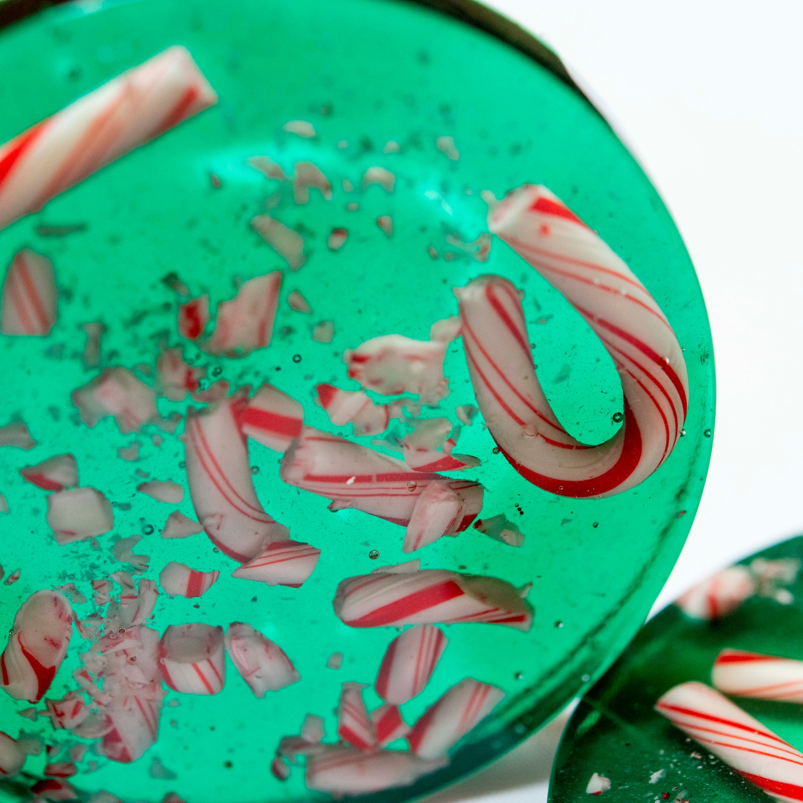 Epoxy Resin Candy Cane Coasters - Etsy