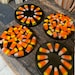Epoxy Resin Candy Corn Coasters - Etsy
