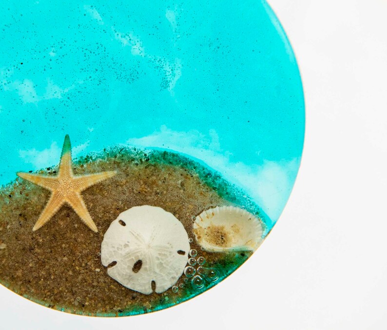 Epoxy Resin Coasters Ocean Theme | Etsy