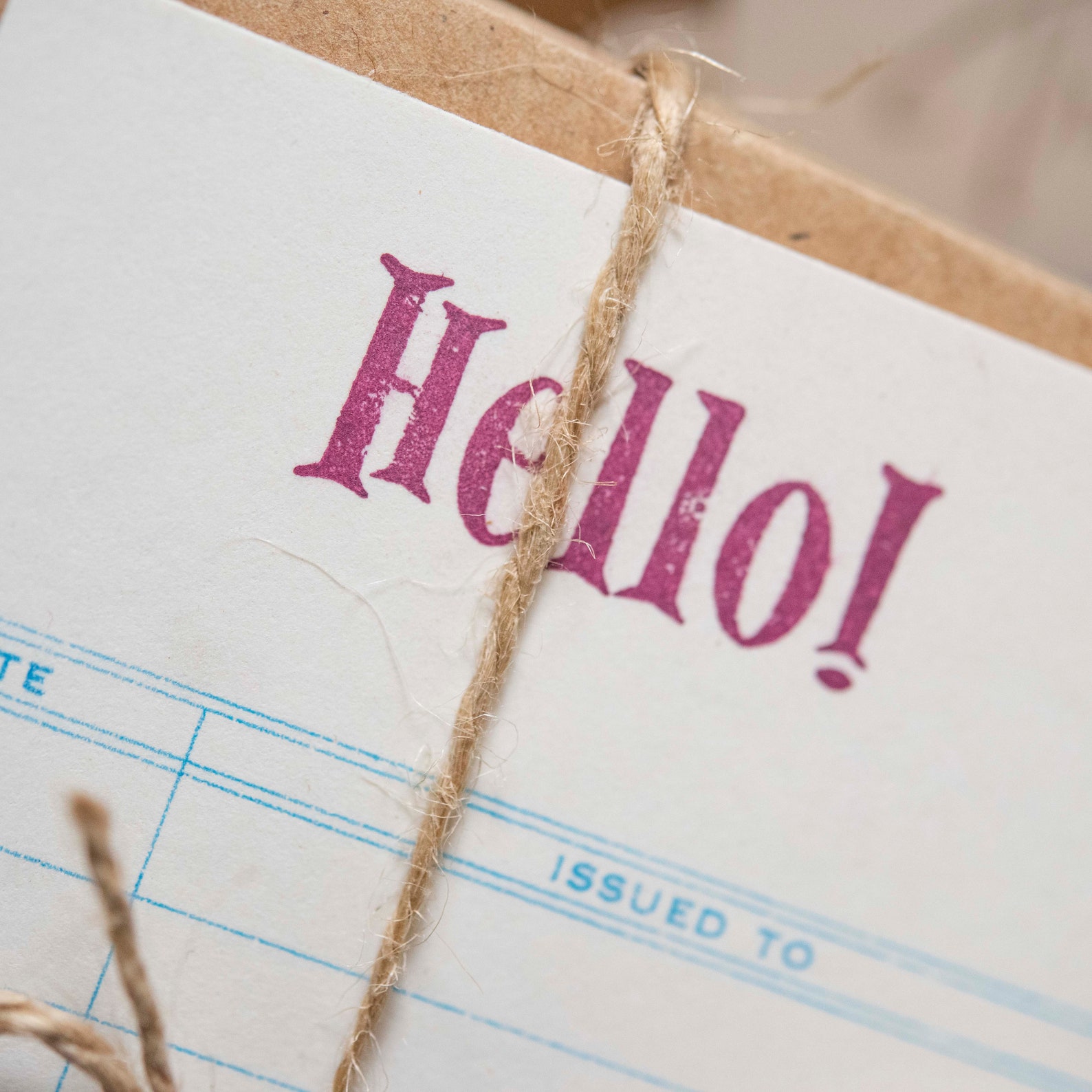 Vintage Library Book Card Note Cards - Etsy