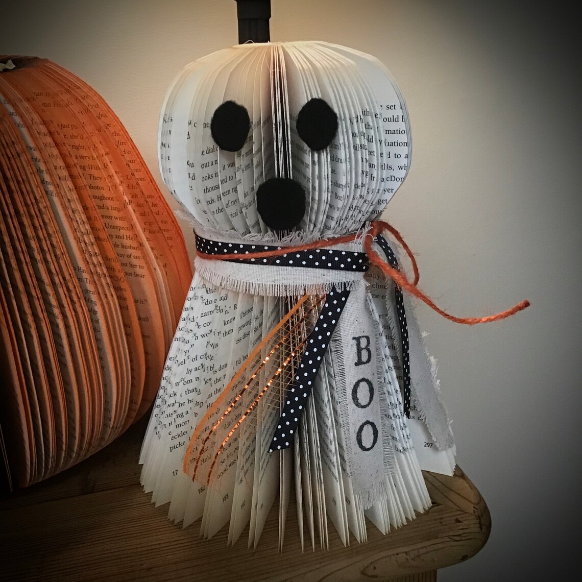Book Ghosts for Halloween | Etsy