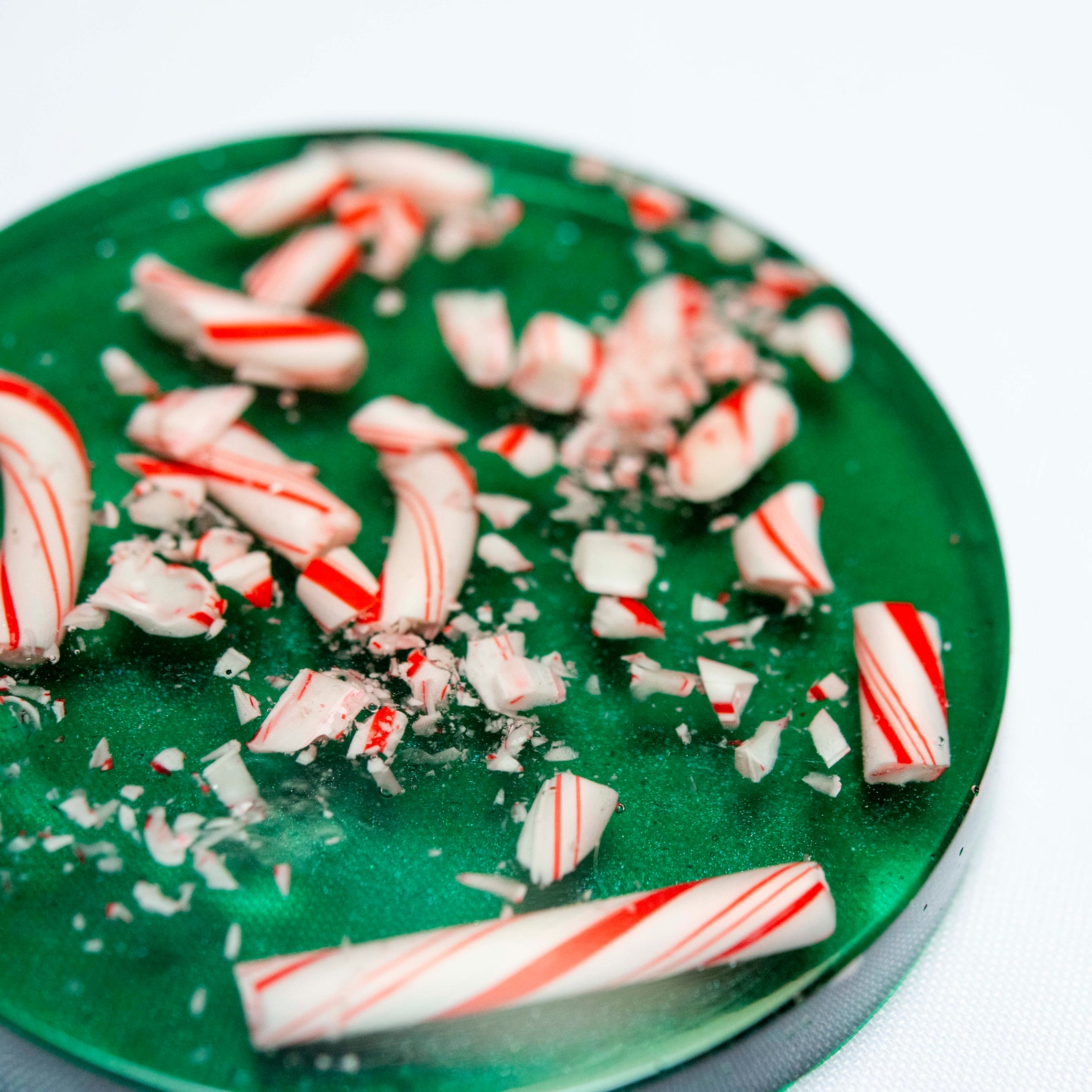 Epoxy Resin Candy Cane Coasters - Etsy