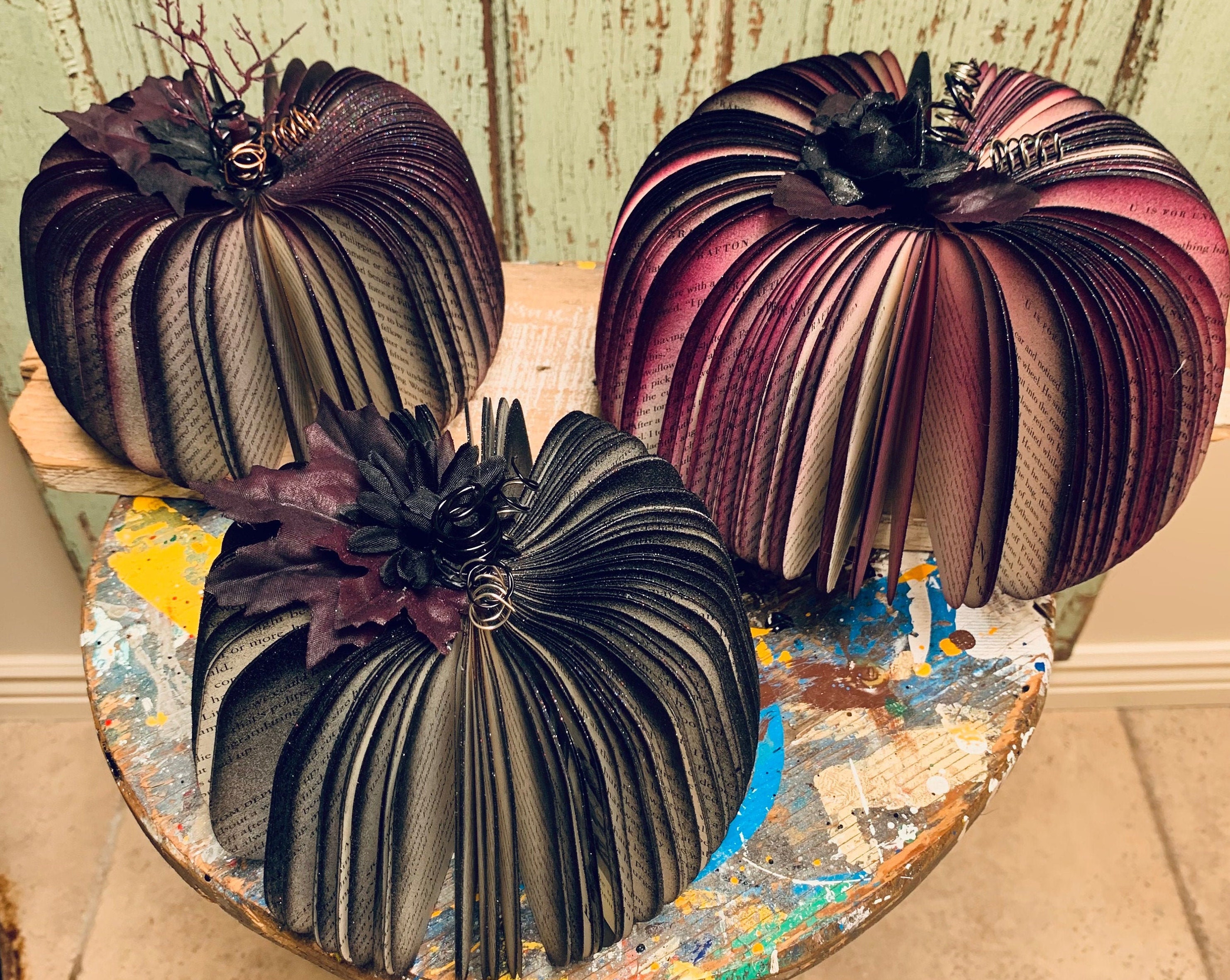 Book Pumpkins for HALLOWEEN | Etsy