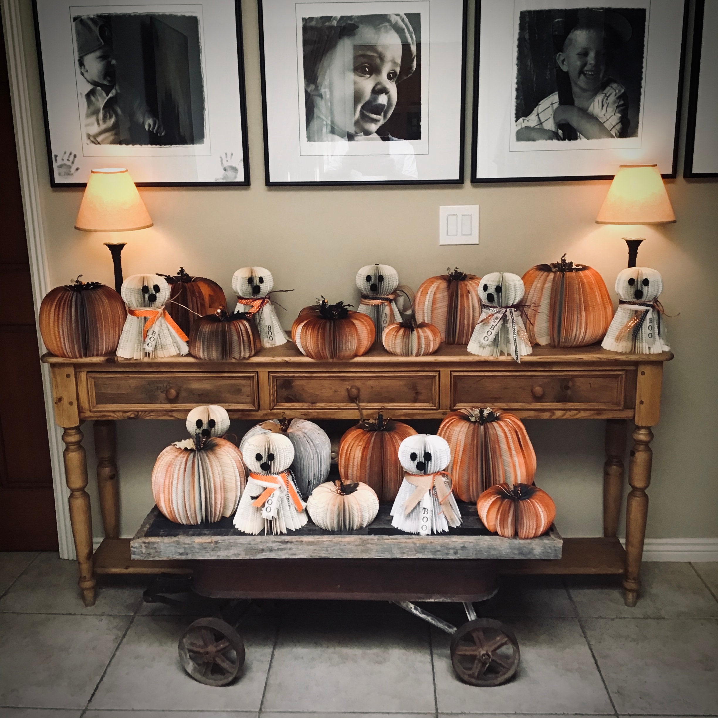 Book Ghosts for Halloween - Etsy