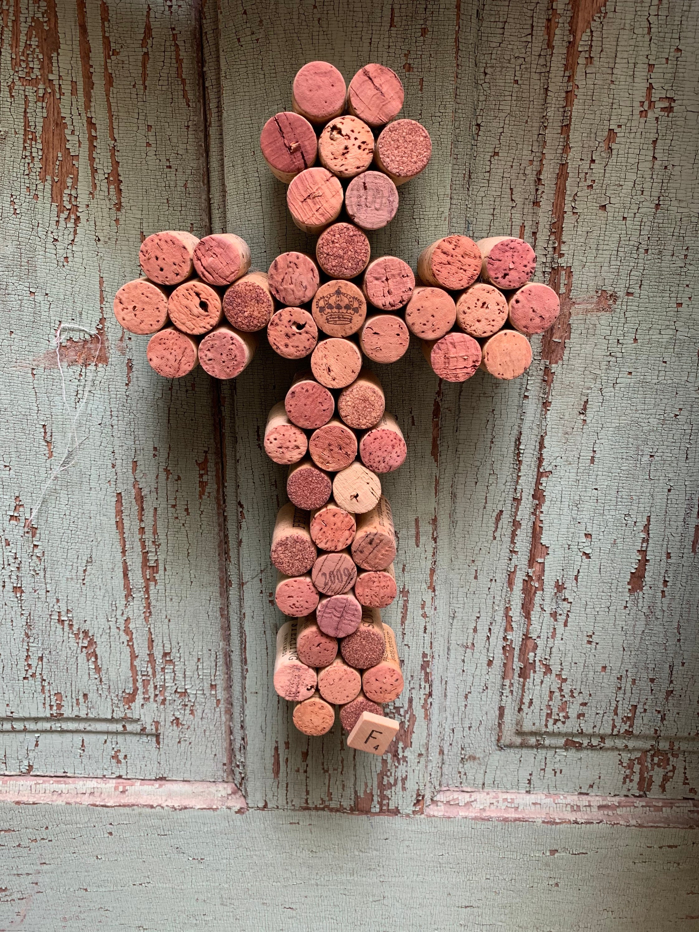 Beautiful Wine Cork Cross - Etsy