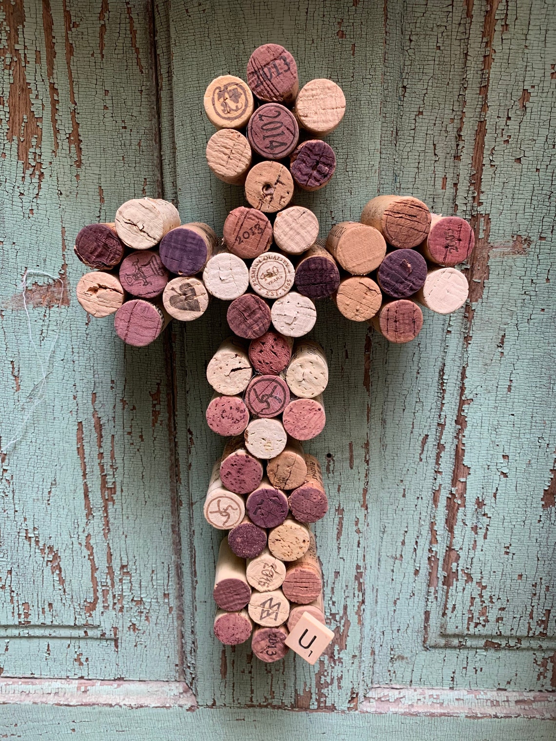 Beautiful Wine Cork Cross - Etsy