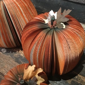 Book Pumpkins for Fall and Halloween (original-smooth) - Etsy