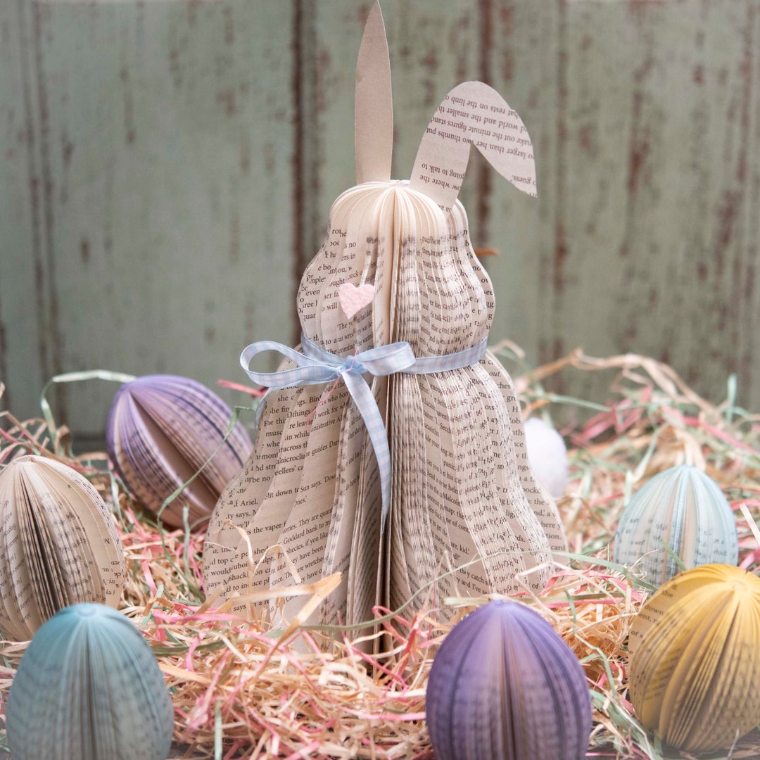 Adorable Book Easter Bunny - Etsy