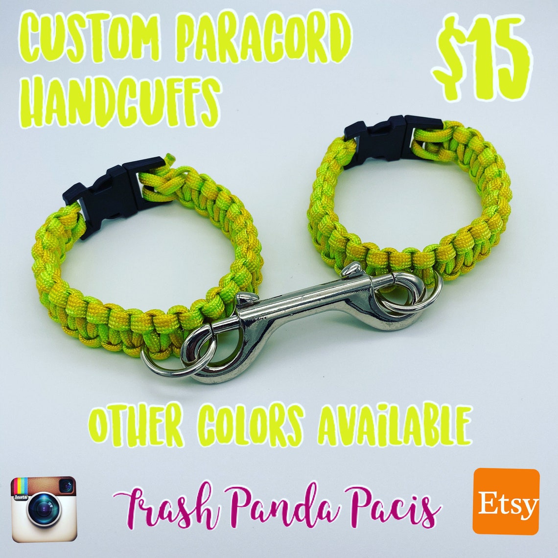Custom Paracord Handcuffs | Etsy